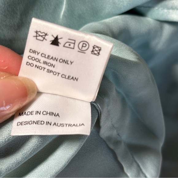 Zimmermann | Dresses | Zimmermann Sueded Silk Plunge Maxi Dress Sage ...